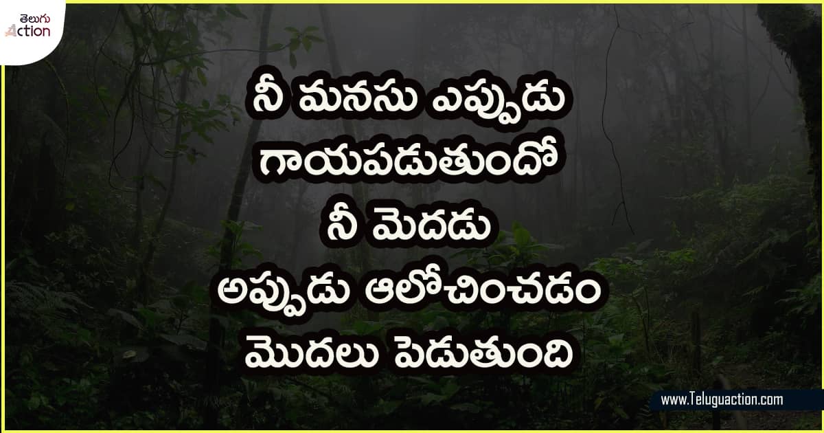 Sad Life Quotes : Quotations, Images, Status in Telugu